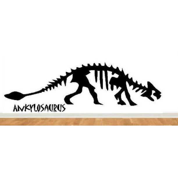 Decal ~ ANKYLOSAURUS FOSSIL DINOSAUR ~ WALL DECAL 9" X 28.5" - Walmart.com