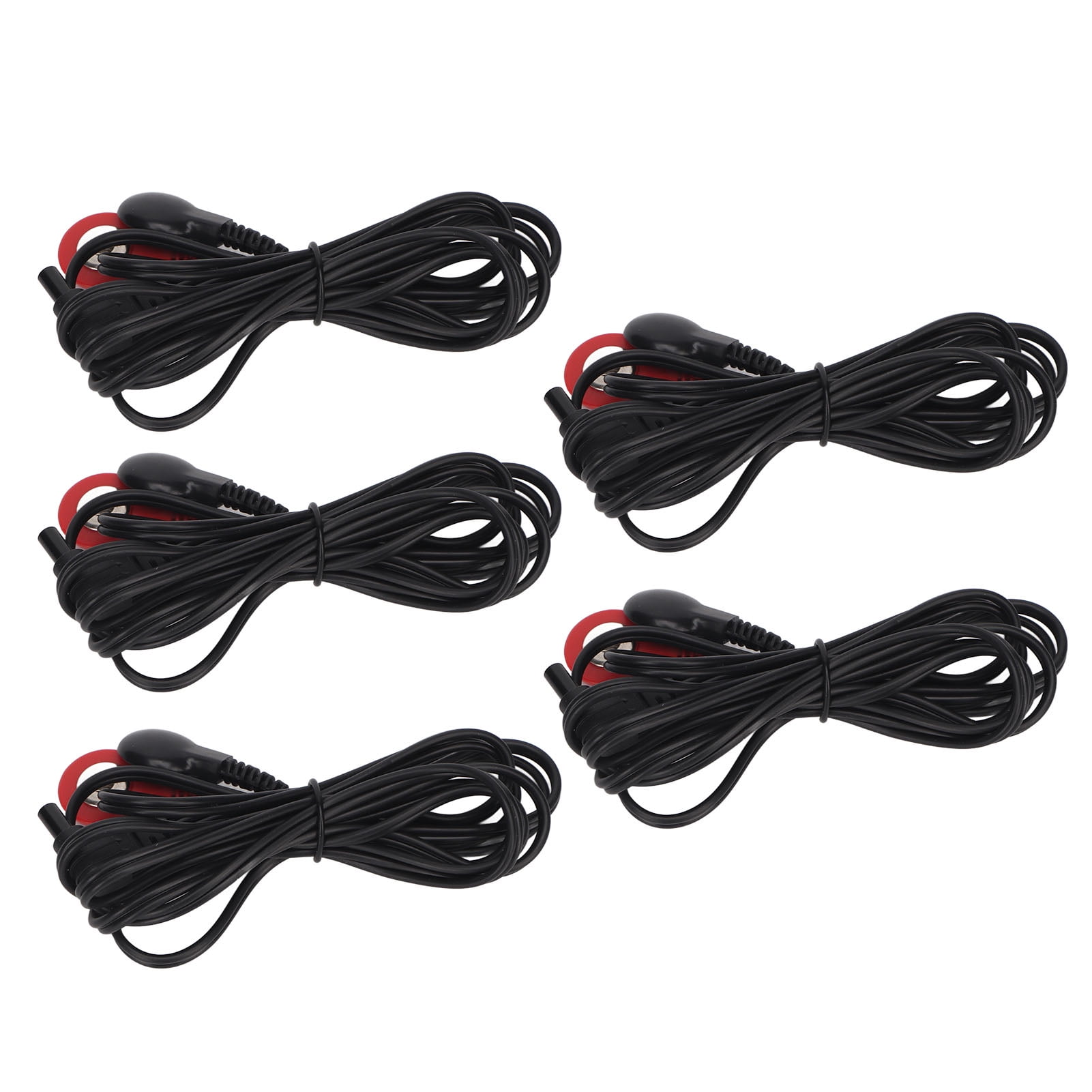 Cable TENS, 5 piezas Cable de electrodo negro Cable de electrodo Cable ...