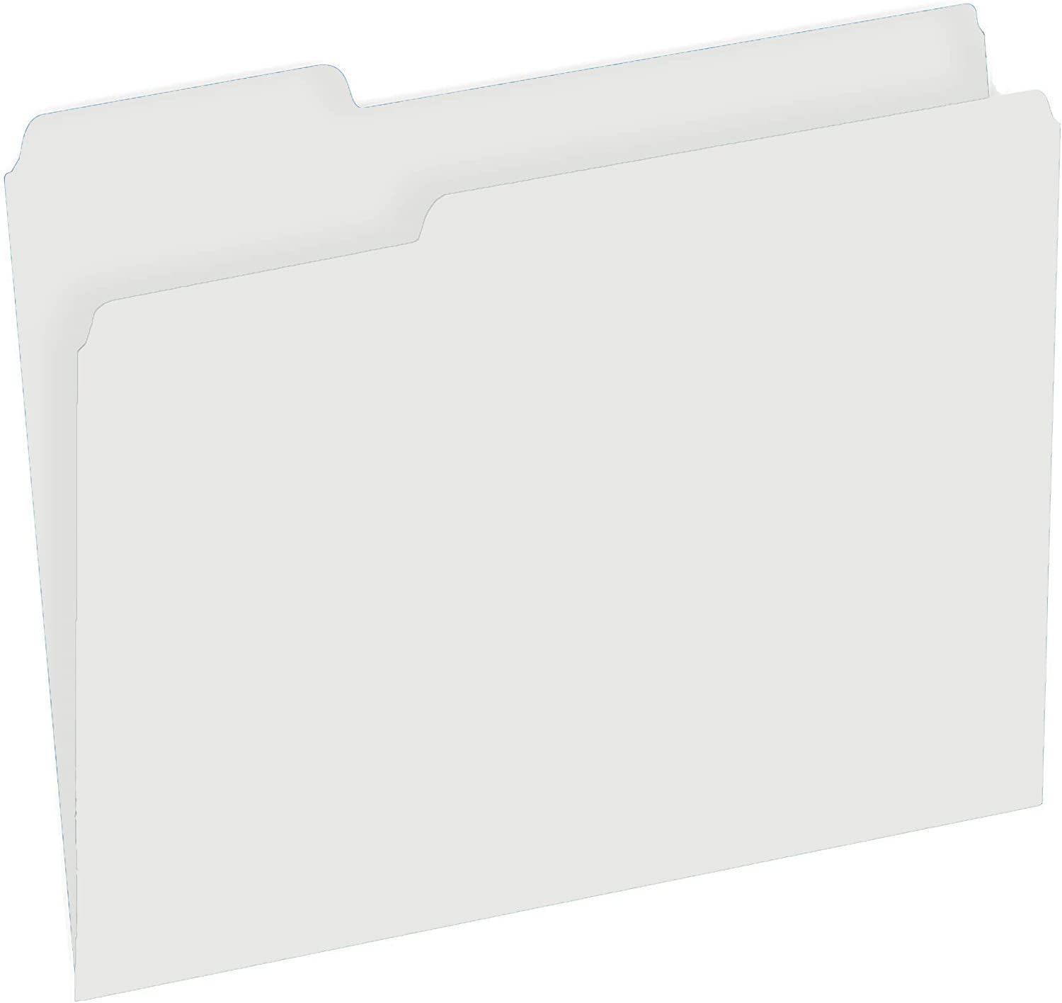 The File King 1/3-Cut Top Tab White File Folder | Letter Size | Box of ...