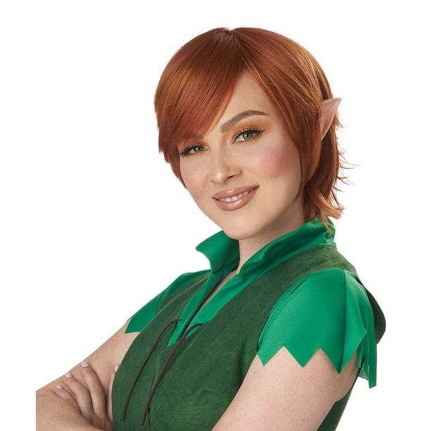 Red Sienna Peter Pan Shag Short Womens Wig Accessory - Walmart.com