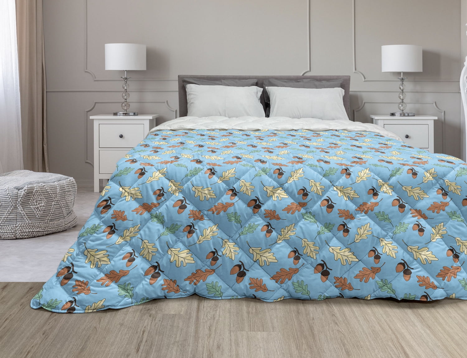 Shells Down Alternative Comforter, Ombre Design Pattern of Modern ...