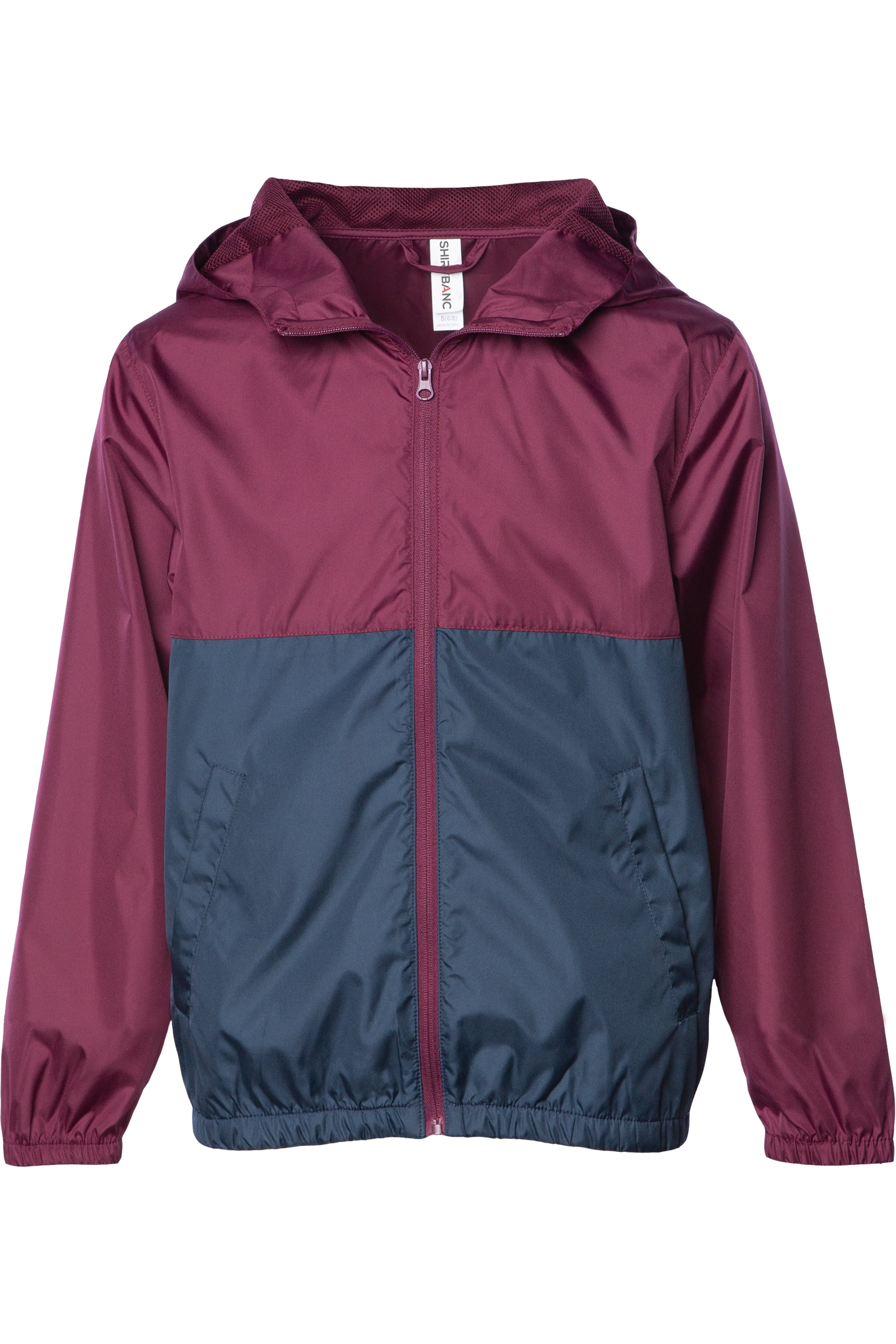 ShirtBANC Kid's Windbreaker Jacket Lightweight Water Resistant Raincoat ...