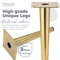 10 inch Metal Furniture Legs, Btowin VCF 4Pcs Gold Mid Century Modern ...