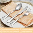 50-piece silverware set, serving 10 people, high-quality stainless ...