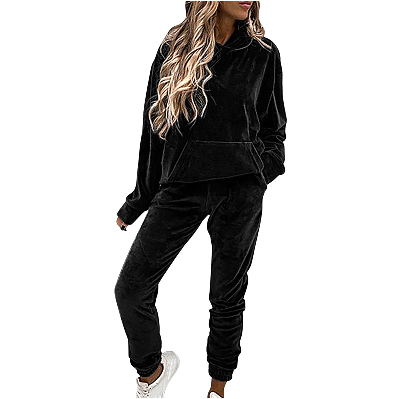 Click here for Besolor Womens Velvet Tracksuit 2 Piece Outfits Ca... prices