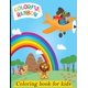 colorful rainbow coloring book for kids: This colouring book for ...