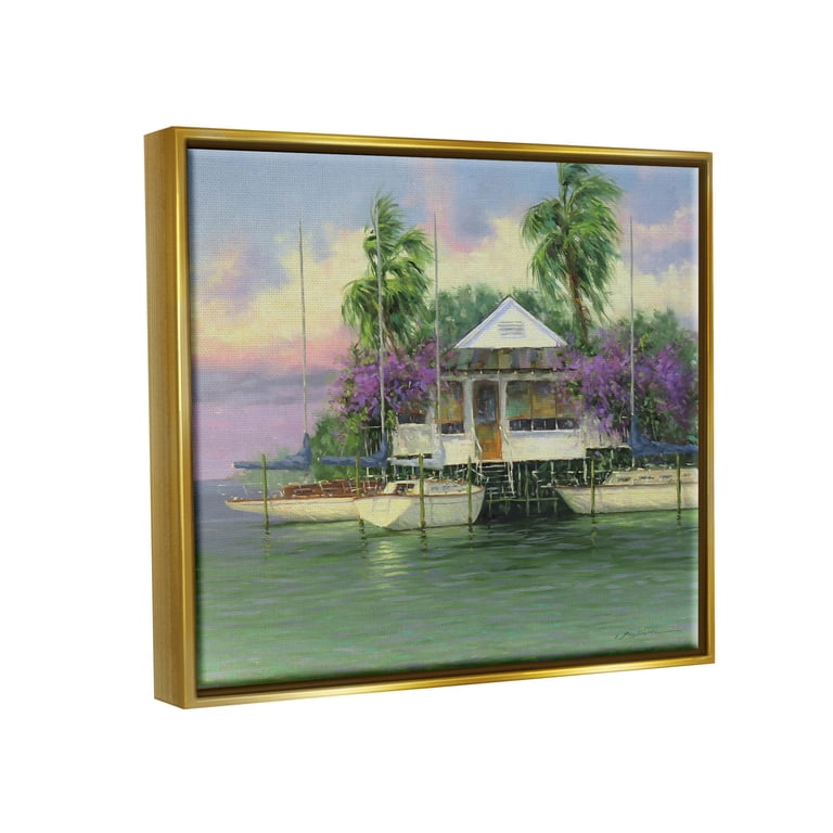 Tropical Boats In Dock