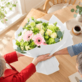 White 120 Sheet Waterproof Flower Bouquet Gift Wrapping Paper with ...