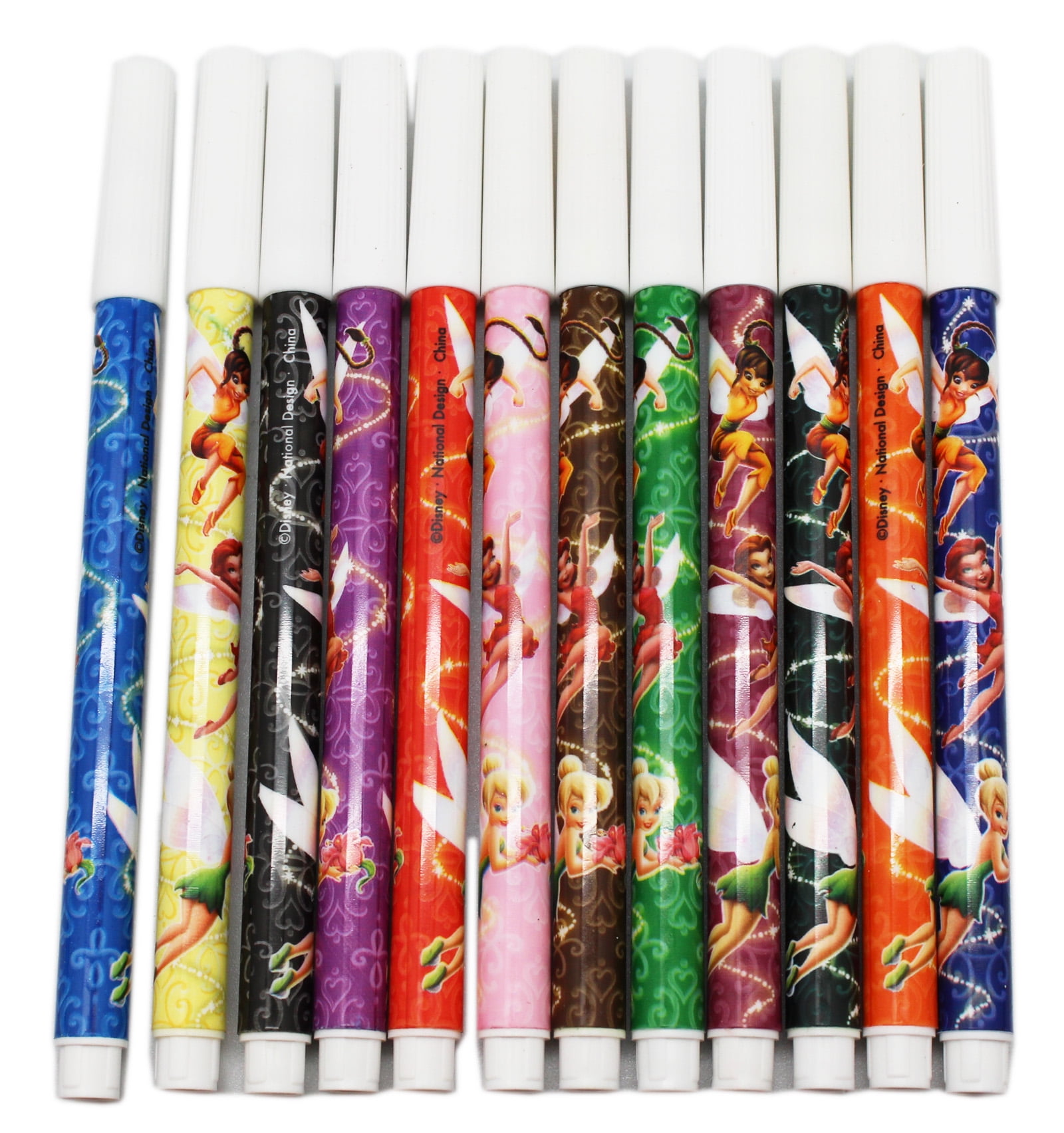 Disney Fairies Assorted Color Thin Marker Set (12in) - Walmart.com