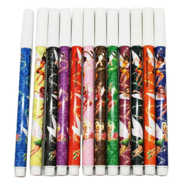 Disney Fairies Assorted Color Thin Marker Set (12in) - Walmart.com