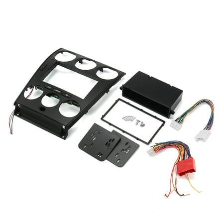 Black Double Din Dash Kit Radio Stereo Wiring Harness Install Fitted ...
