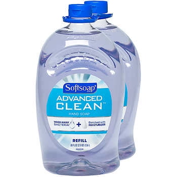 Softsoap Advanced Clean Liquid Hand Soap Refill, 80 oz, 2 ct - Walmart ...