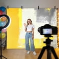 Yellow Grey Backdrop for Photoshoot,Photography Photo Studio Background ...