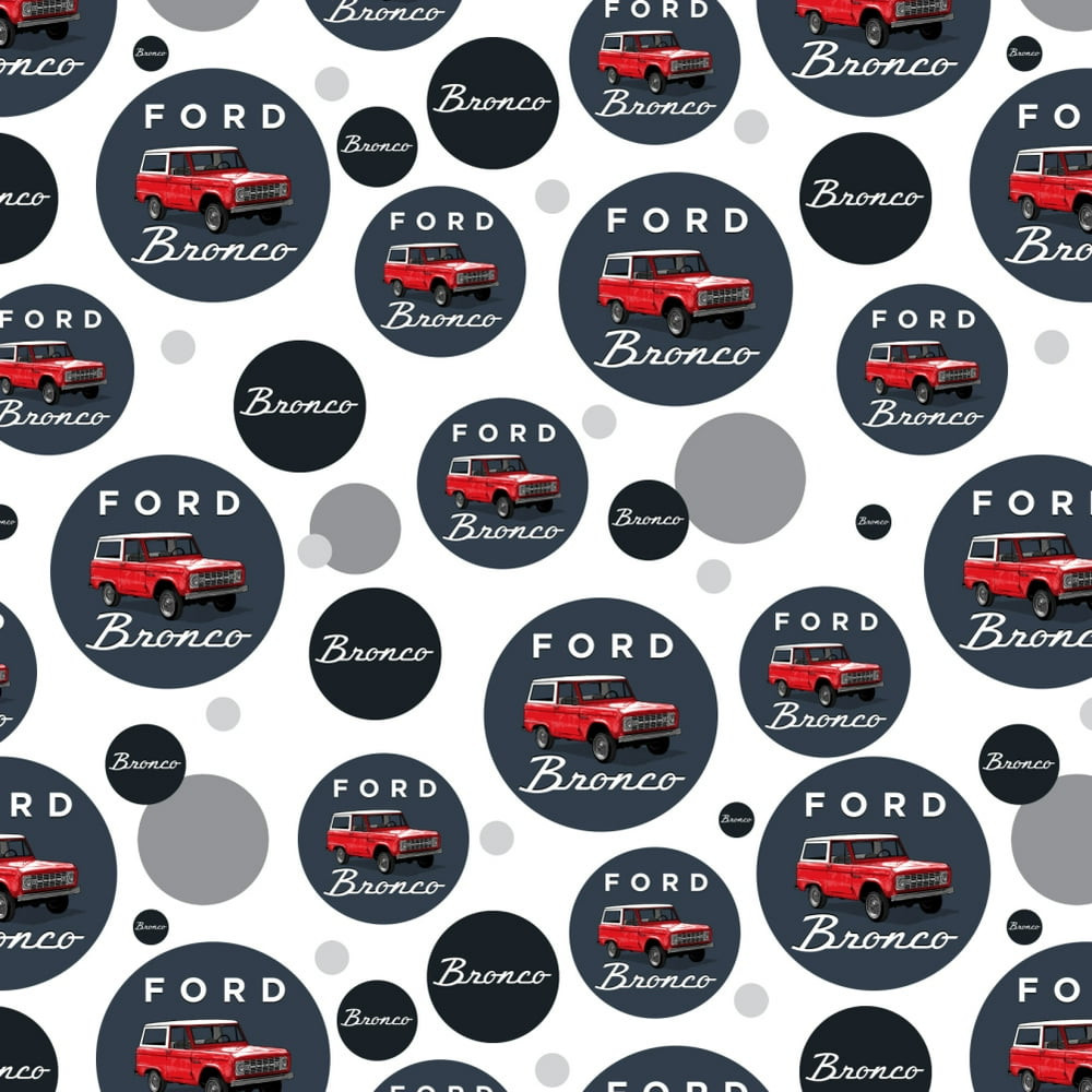 Ford Bronco '66 Illustrated Premium Gift Wrap Wrapping Paper Roll ...