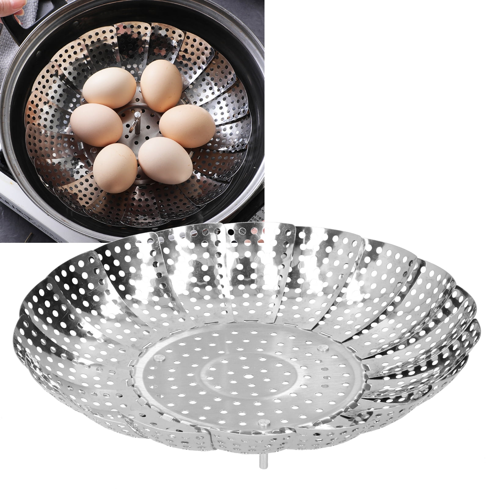 Click here for Domqga Steaming Basket  Retractable Steam Tray Ste... prices