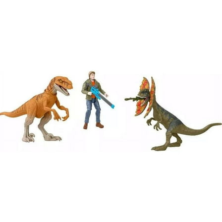 Mattel Jurassic World Chaos Theory Storypack, Human & Dinosaur Action ...