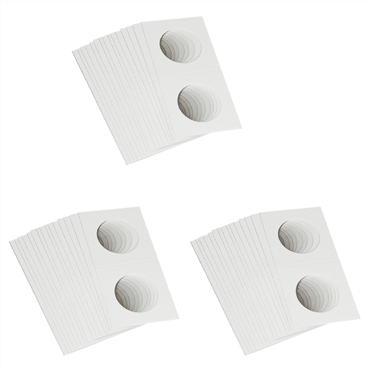 Click here for Unbranded 300pcs Square Cardboard Coin Holders Coi... prices