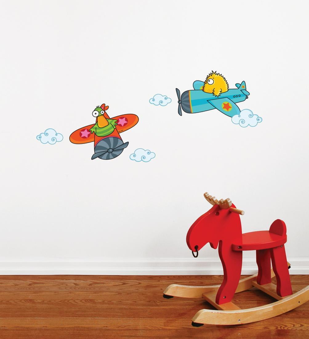 Quackety Flight Wall Decal Sticker Wall Decal Sticker - 41x17 - Walmart.com