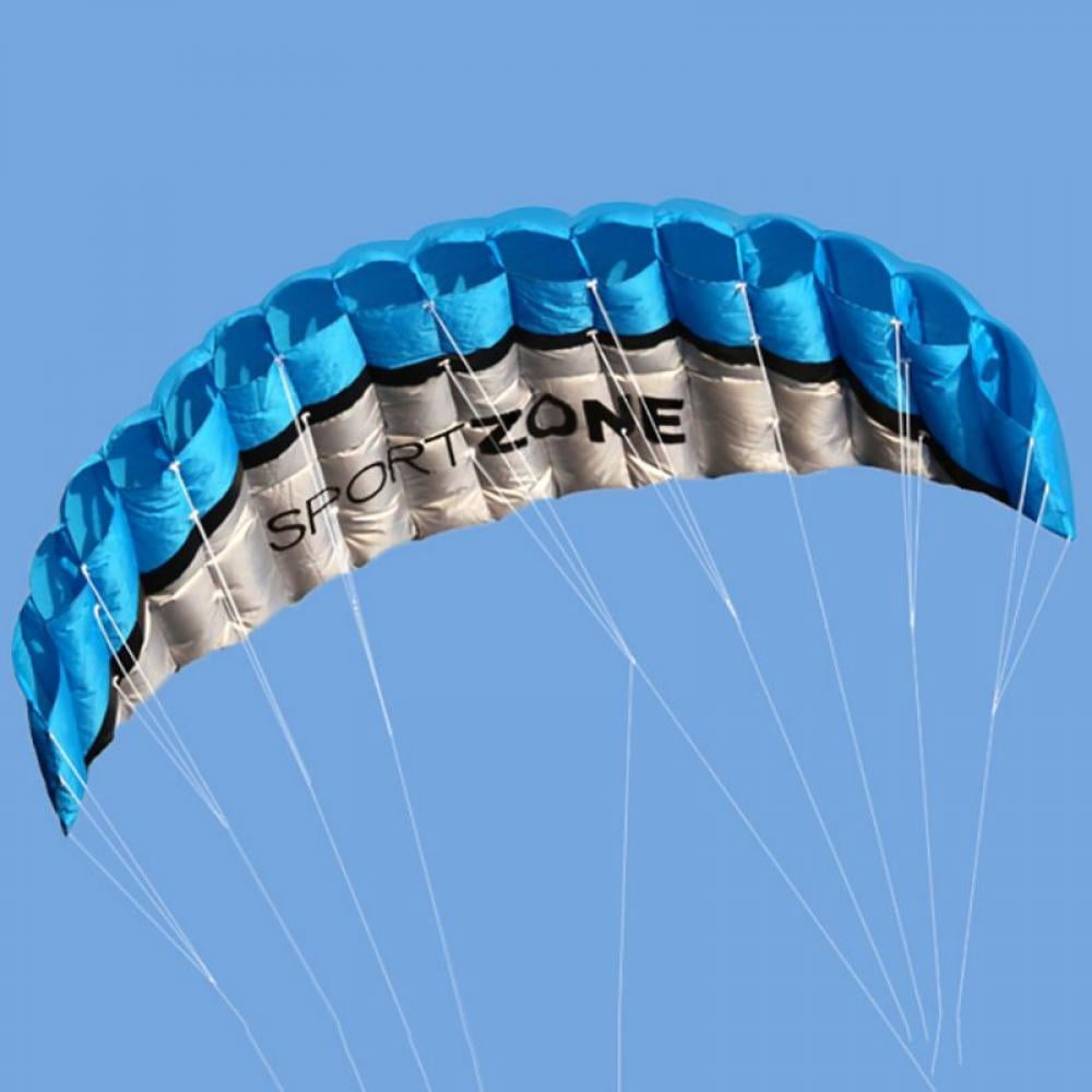 100 Inch Dual-line Parafoil Kite Dual Line Parachute Stunt Kite with ...