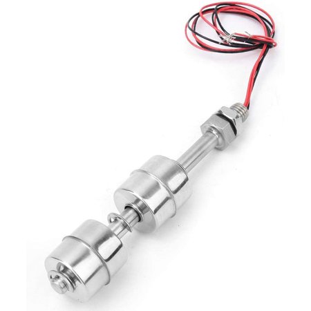 NUNADERNU Float Switch Stainless Steel Double Ball Float Switch Water ...