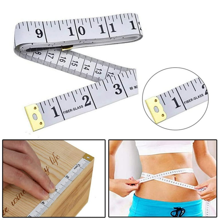 Small Tape Measure 1.5 Meter Measuring Tape - Cloth Body Waist Height ...