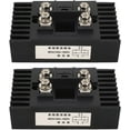 ZYSingle Phase Rectifier Module, 1600V Welded Rectifier Bridge 2pcs ...