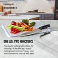 Farberware Build-a-Board Snackle Box with Locking Plastic Cutting Board ...