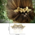 6 Pack Hair Side Combs for Women Decorative, Retro Rhinestone Metal ...