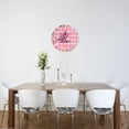 9.84in Round Wall Clock Frameless No Glass Silent Non-Ticking Pvc Board ...