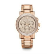 Burberry The City Diamond Ladies Watch BU9226, Gold-tone Case, Leather ...