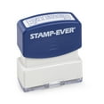 Stamp-Ever Pre-Inked Stamper – Entered Message, Blue Ink – Impression ...