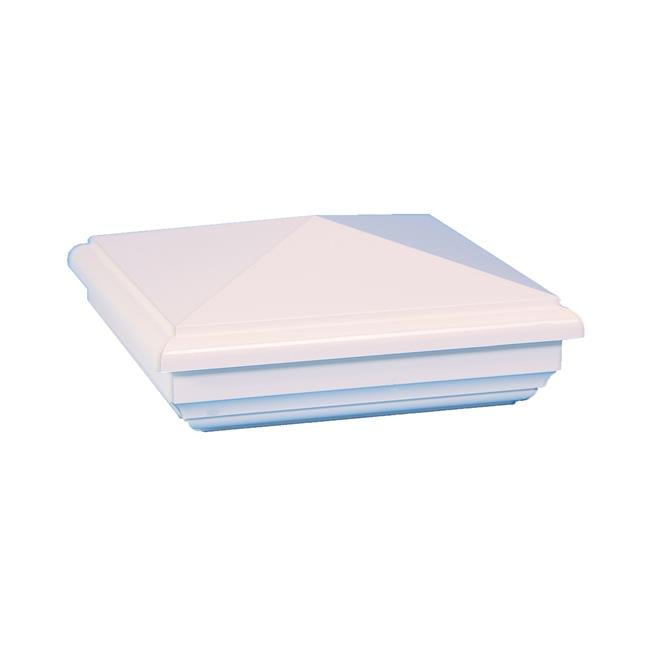 Classy Caps NE855 NEW ENGLAND PVC POST CAP 5X5 - White - Walmart.com