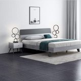 Fetcoi Dimmable LED Table Lamp with 4 Circles, Modern Round Lamp Unique ...