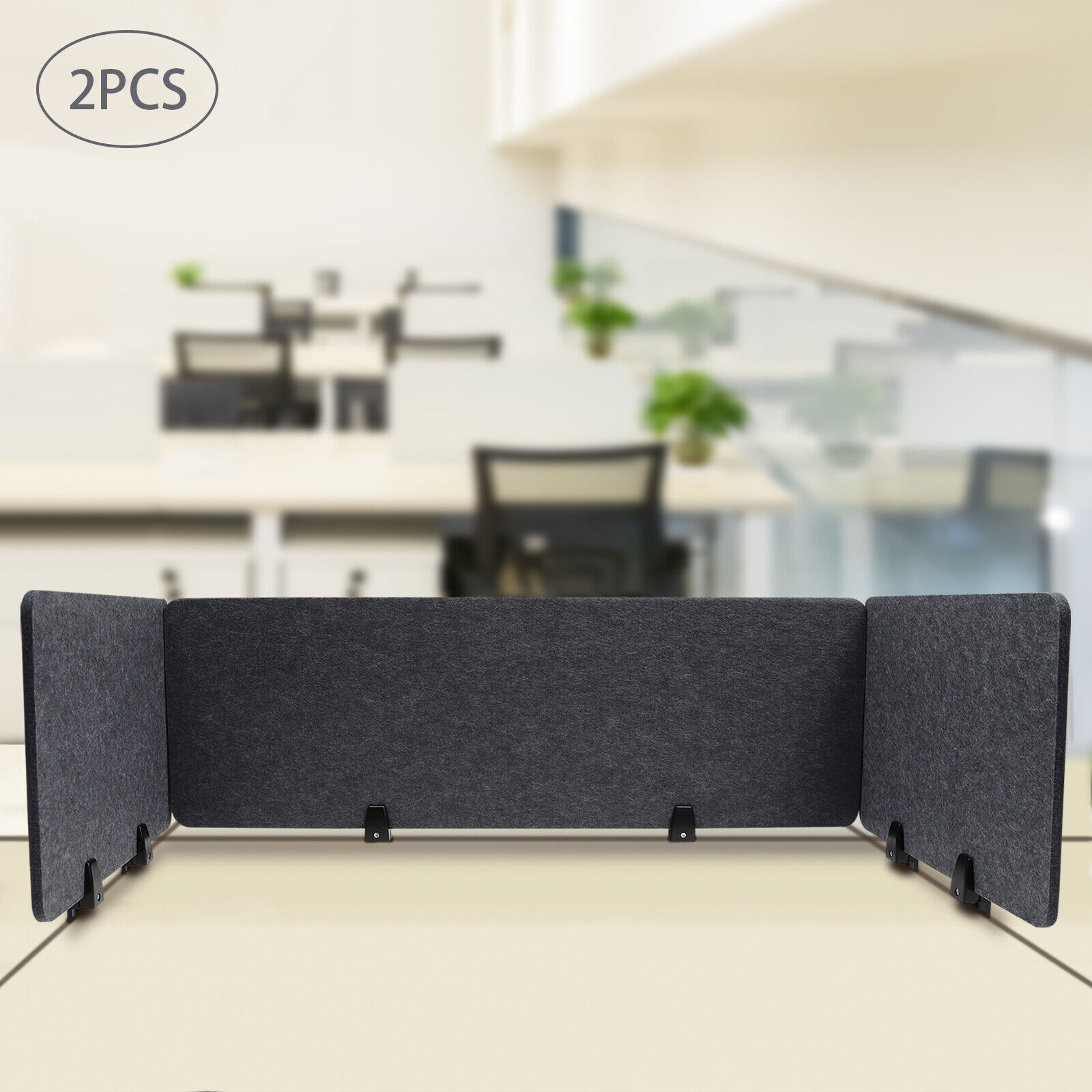 Fichiouy Freestanding Desk Divider Privacy Panel for Student,Office ...