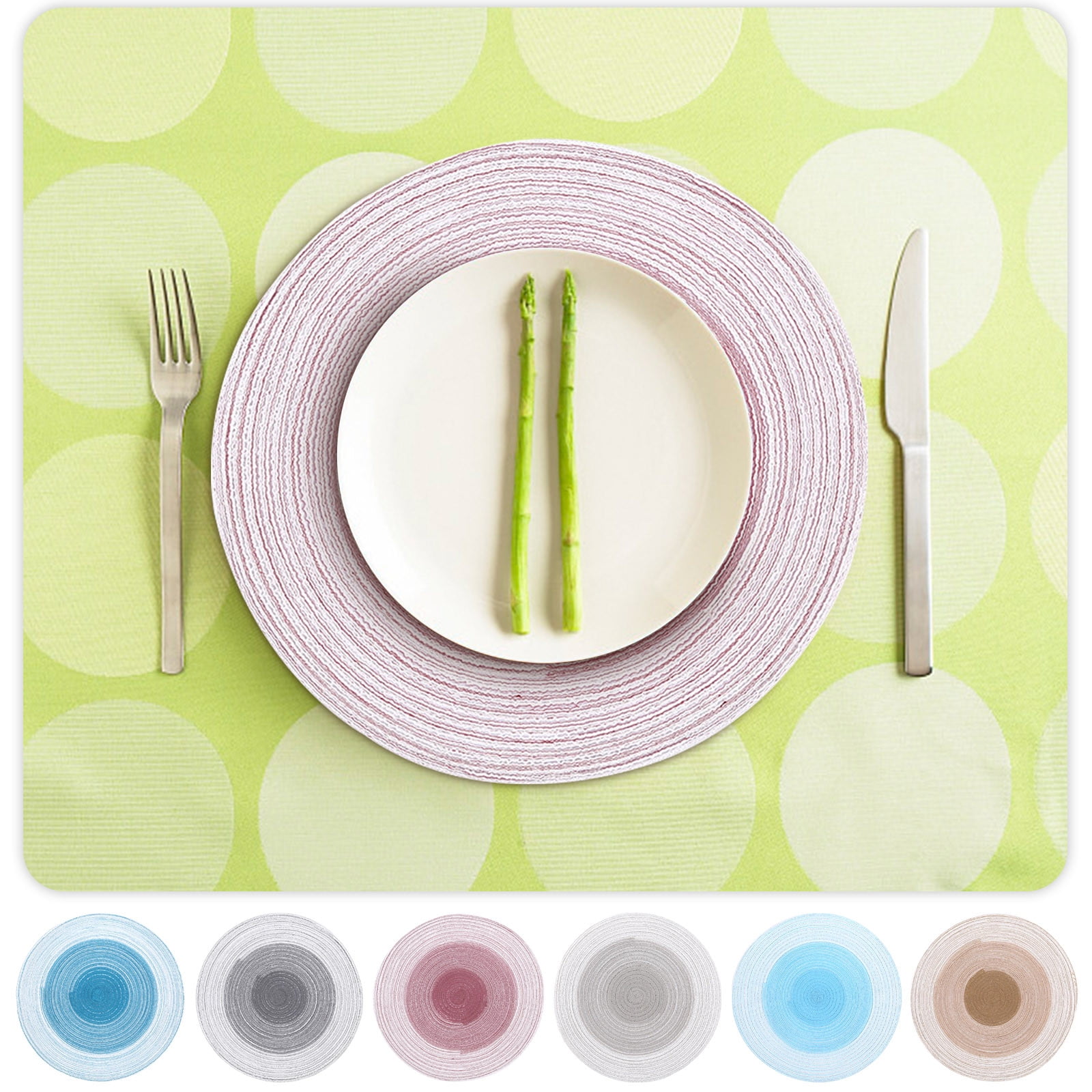 Click here for Mgdiawen Heat Resistant Placemats  Cotton Yarn Ram... prices