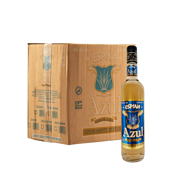 Caja Licor de Agave Espina Azul Oro 1000 Ml Licor de Agave | Bodega ...