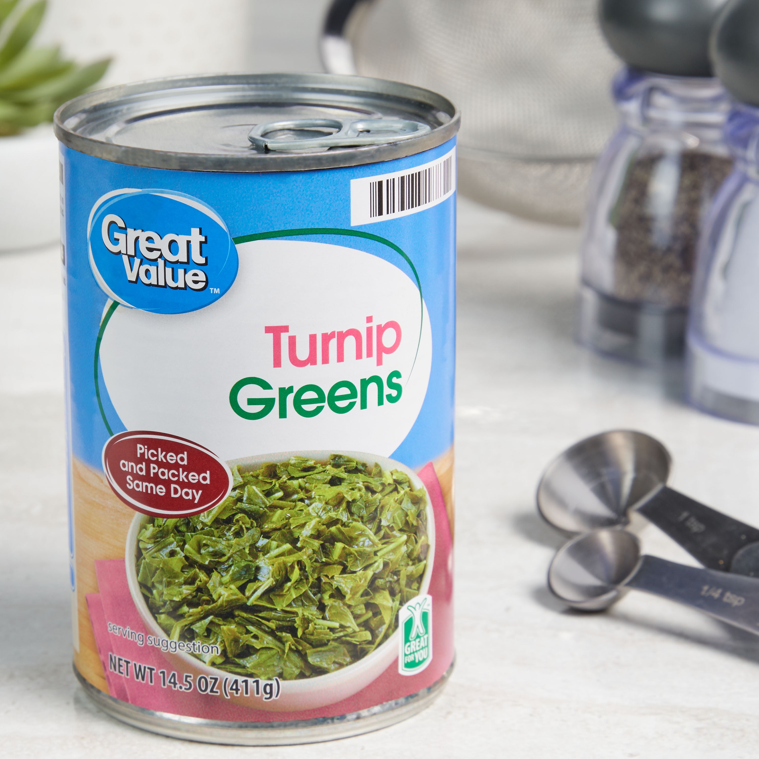 (12 pack) Great Value Canned Turnip Greens, 14 oz - Walmart.com