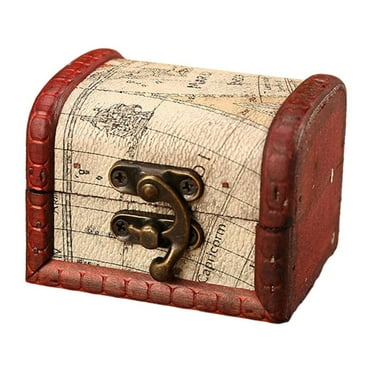 OUNONA Vintage Treasure Storage Box Piggy Bank Organizer Saving Box ...