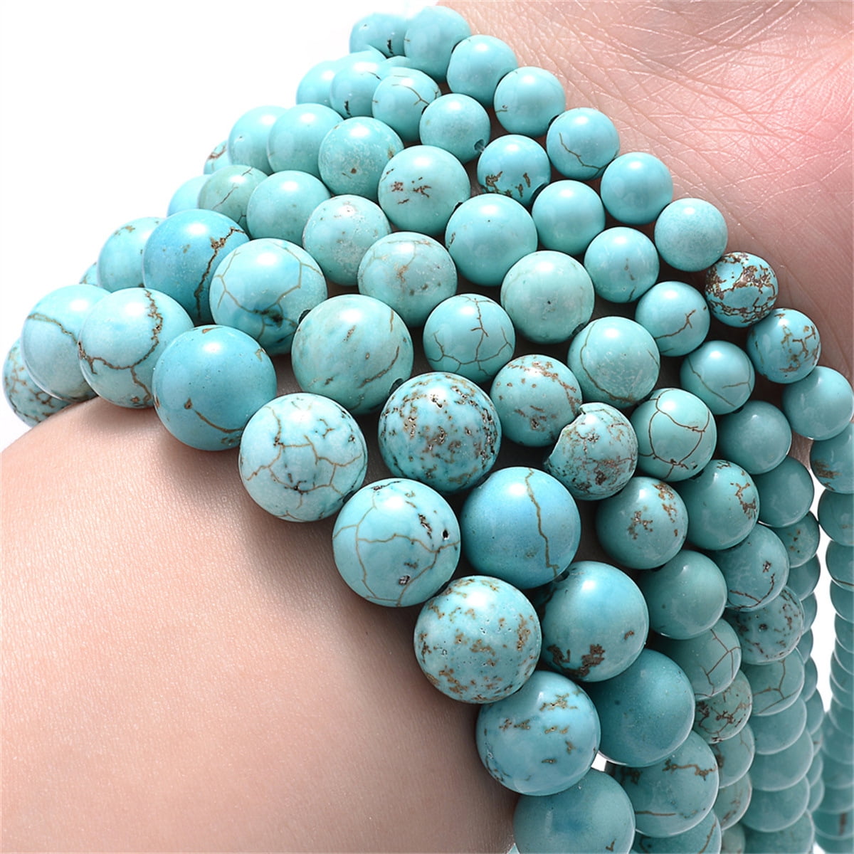 Click here for Fatty Farmer 8mm Natural Stone Loose Beads Diy Jew... prices