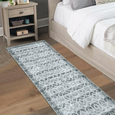 3.3x2.2ft Tufted Monstera Leaf Shaped Area Rug Machine Washable Bath ...