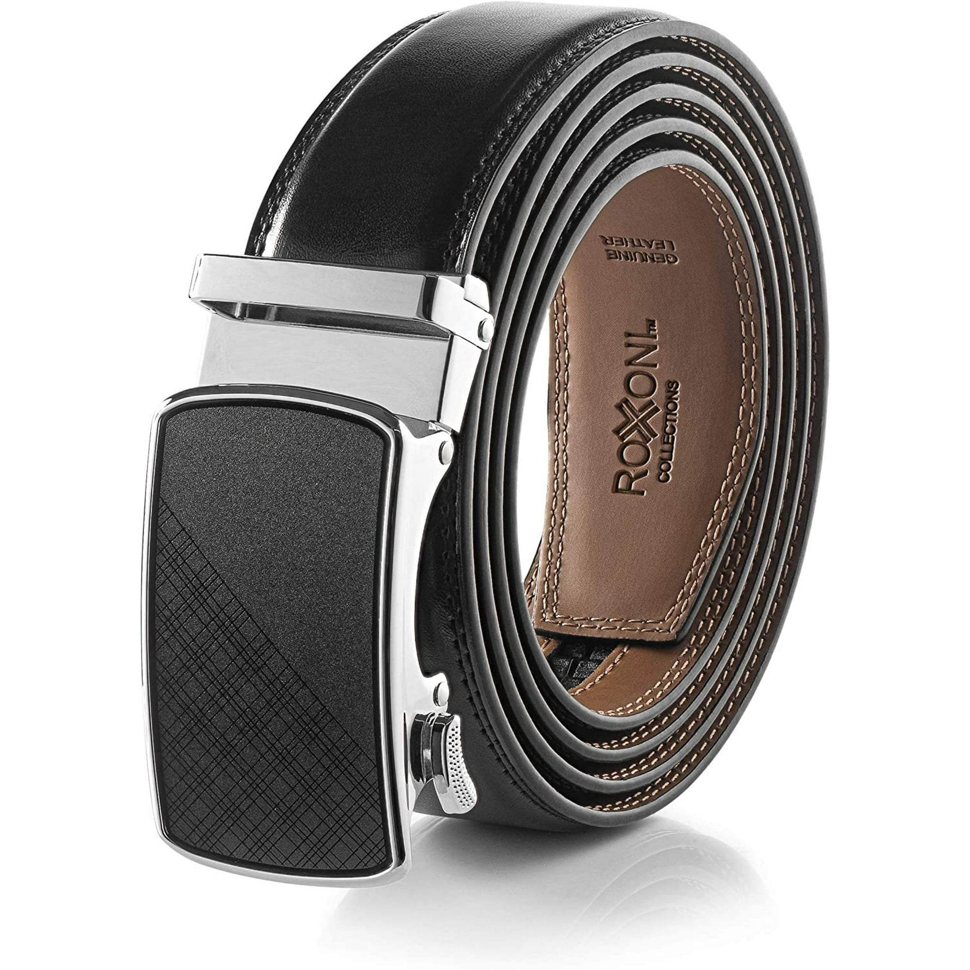Click here for Roxoni Mens Genuine Leather Ratchet Dress Belt Wit... prices