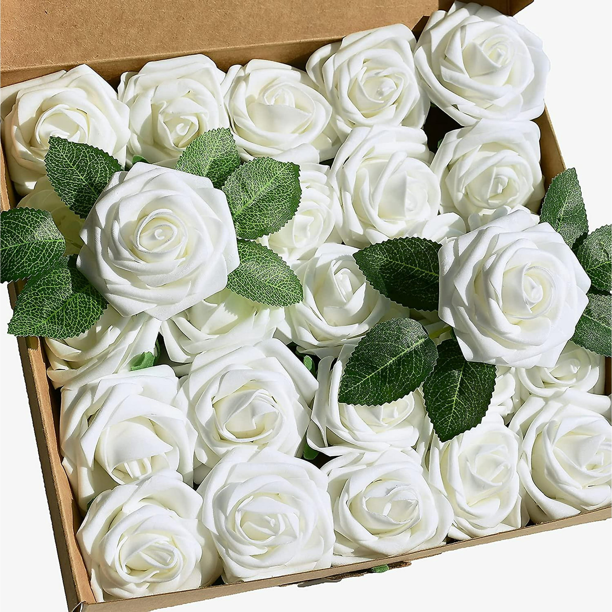 Click here for Unbranded Artificial Roses Flowers 25pcs With Stem... prices