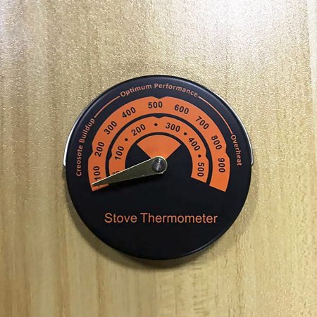 Onever Magnetic Stove Thermometer Oven Temperature Meter for Wood ...