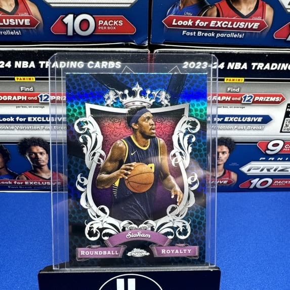 2023-24 Topps Chrome Pascal Siakam #RR-18 Blue Basketball Refractor ...