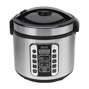 Aroma Mini Electric 3-Cup Digital Cool Touch Rice Cooker - Walmart.com