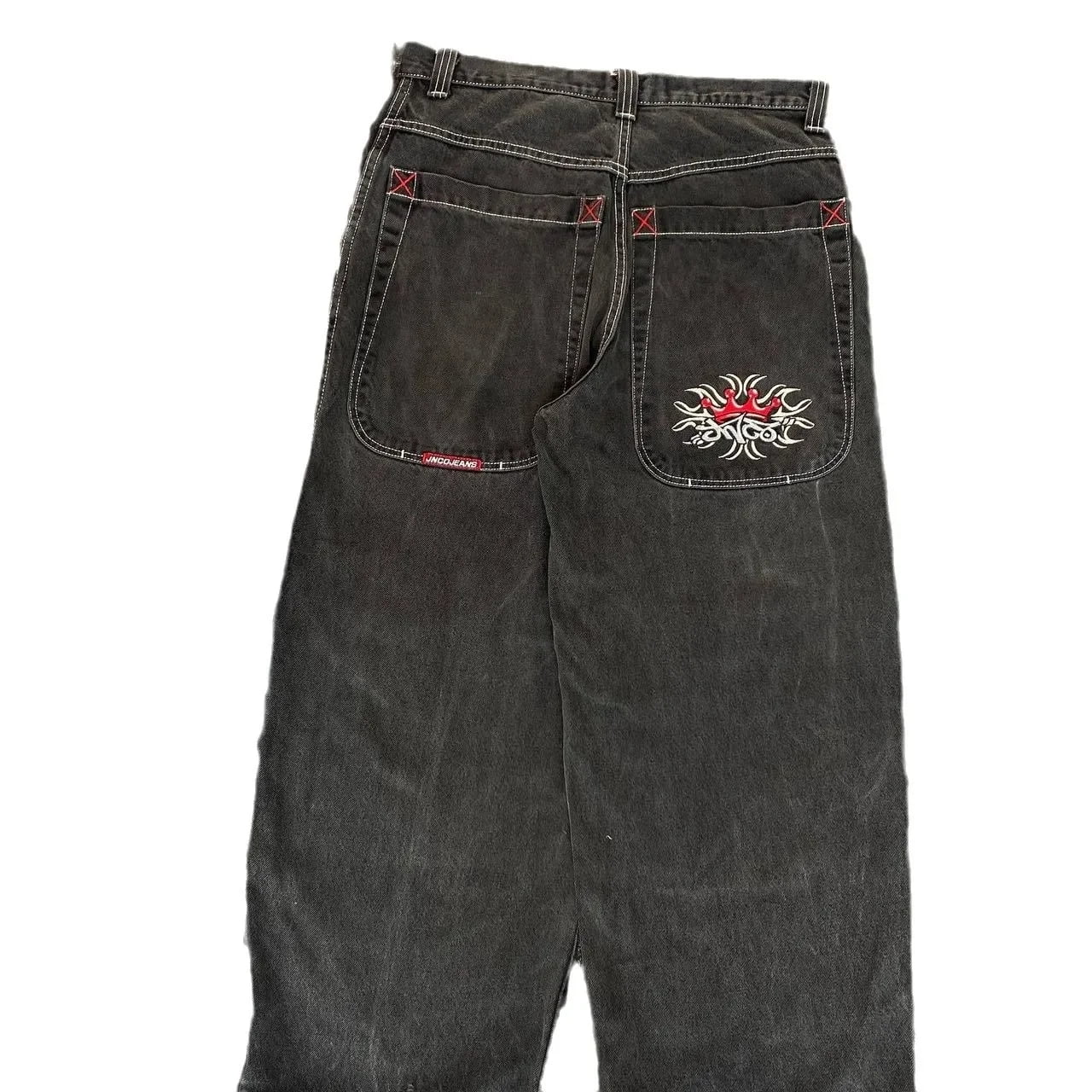 Click here for Zeruo Jnco Y2k Baggy Jeans Men Women Retro Streetw... prices