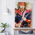Affixzi Guitarist Print, Rock Music Wall Art Poster, Unframed Paper ...