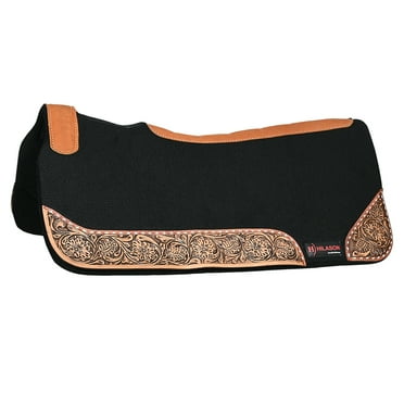 Free Shipping! Western Wool Felt Horse Saddle Pad W/ Cheetah Print Hair ...