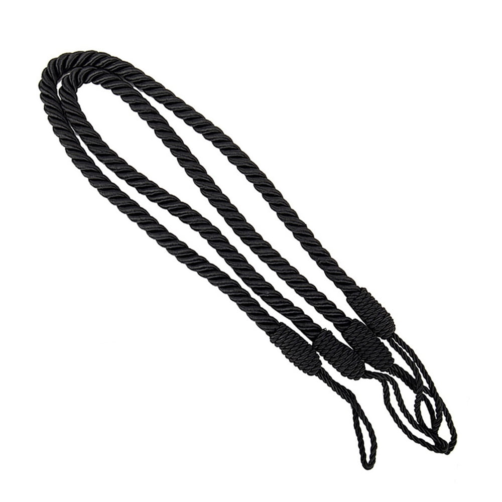 Willstar 2Pcs Tie Back Braided Curtain Hessian Rope Natural Cotton ...