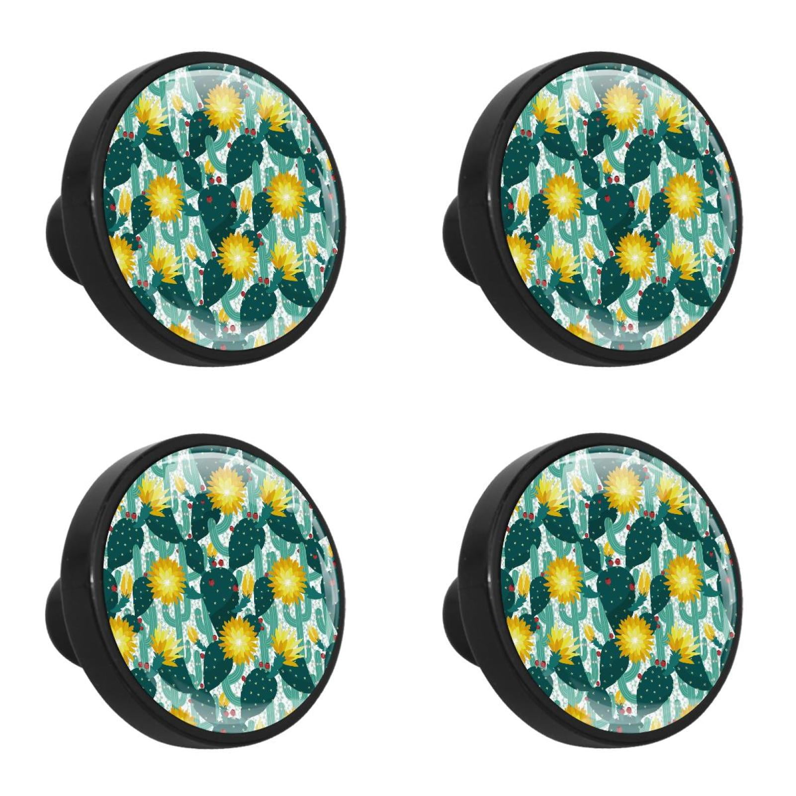 4 Pcs Cactus Knobs for Kitchen Cabinet Cupboard Dresser Bookcase Drawer ...